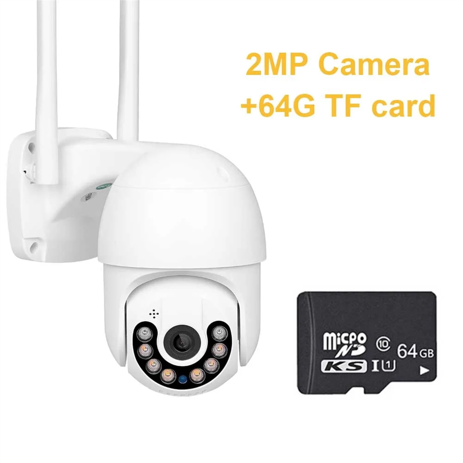 Security camera， 4K 8MP Smart PTZ IP Camera 5X Digital Zoom Outdoor ...