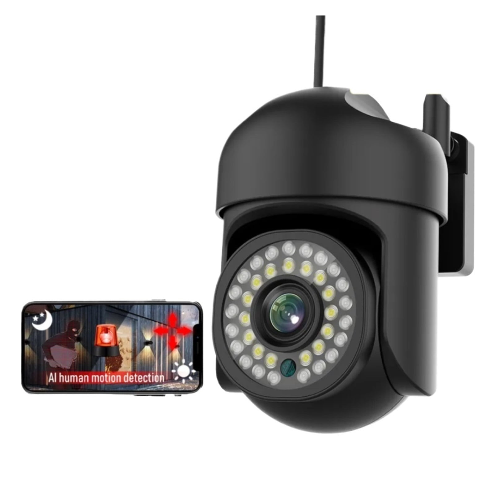 Security camera， 5MP 5G Outdoor PTZ Camera HD Infrared Night Vision AI ...