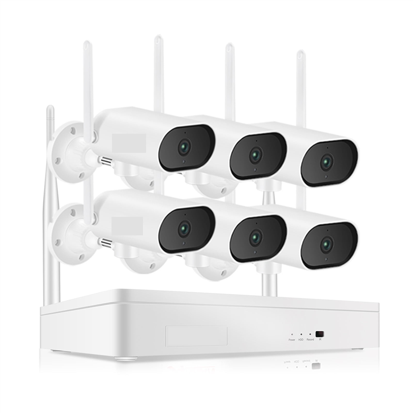 Security camera， 6CH Security Camera System Night Vision HD ...