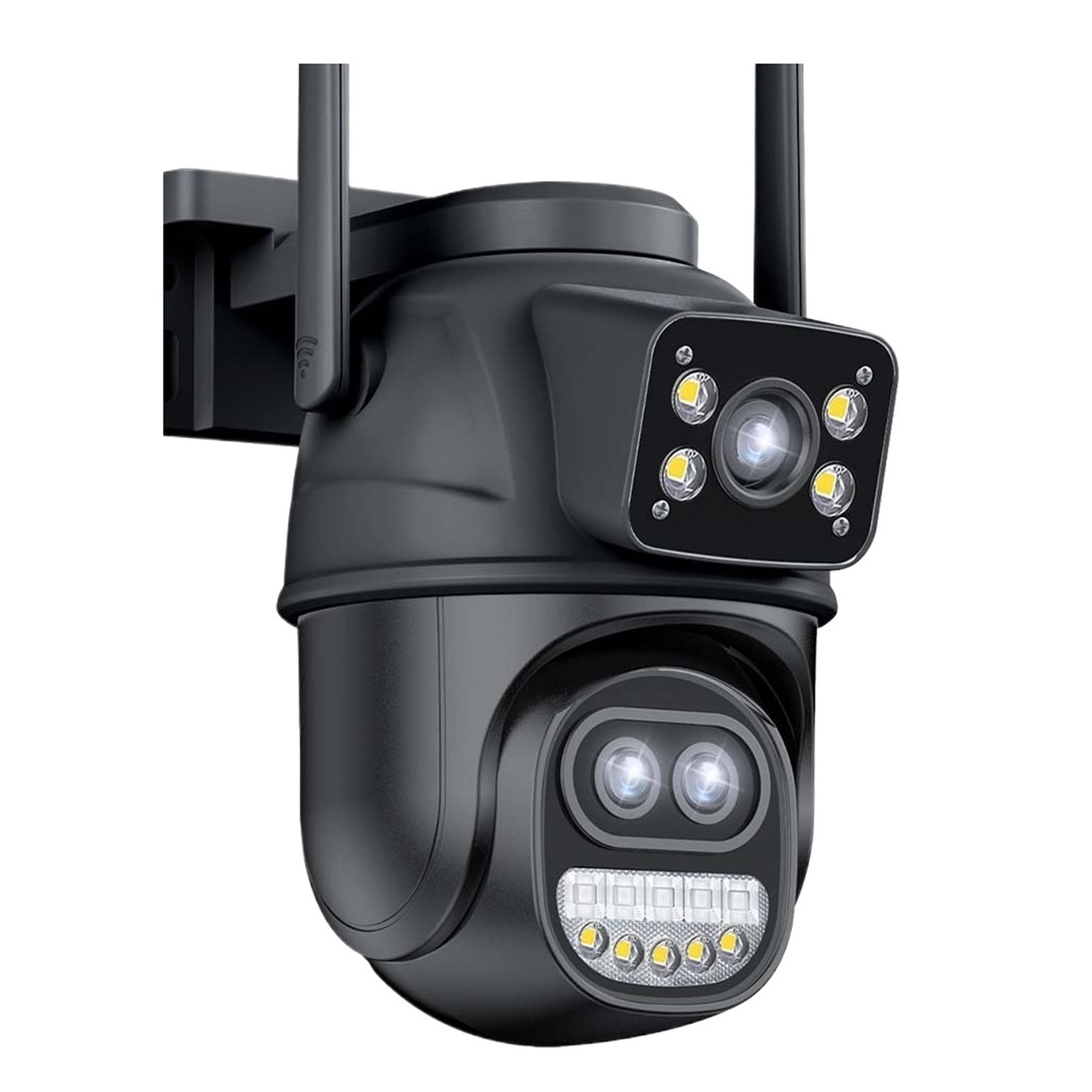 Security camera， 6K HD IP Camera 12MP Three Lens 8X Zoom Outdoor ...