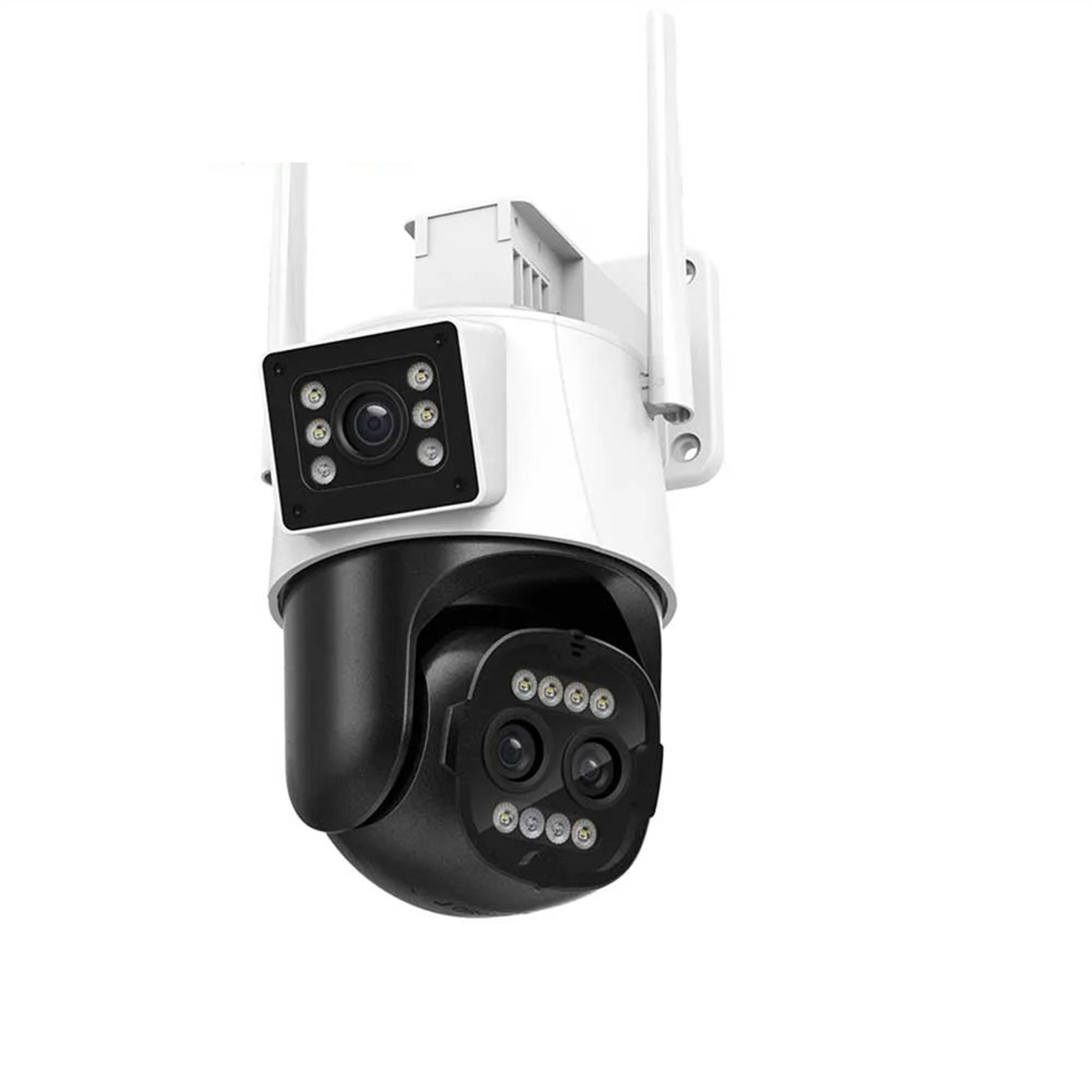 Security camera， 9MP IP Camera Outdoor Camera Three Lens 8X Zoom Ai ...