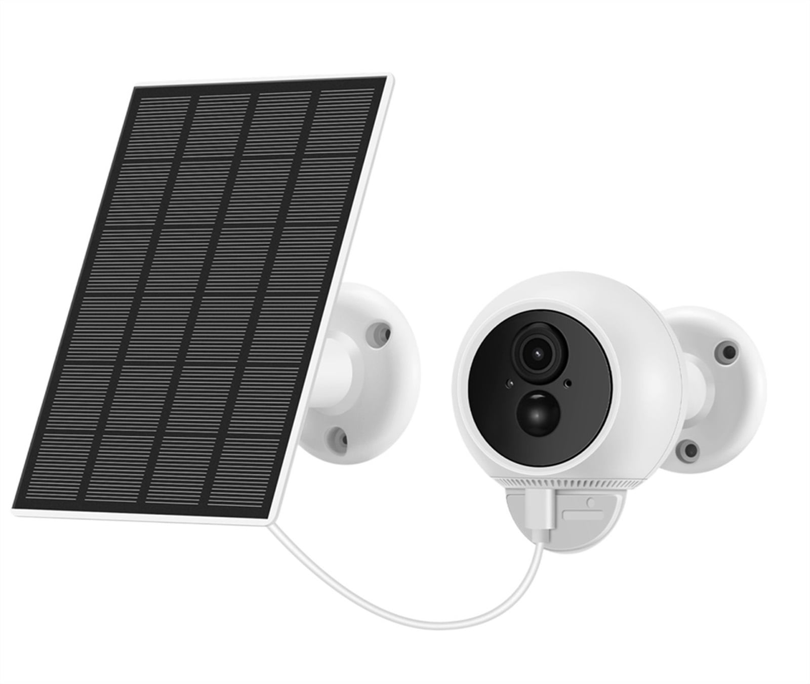 Security camera， BESDER 3MP Rechargeable Battery Panel Solar IP Cam ...