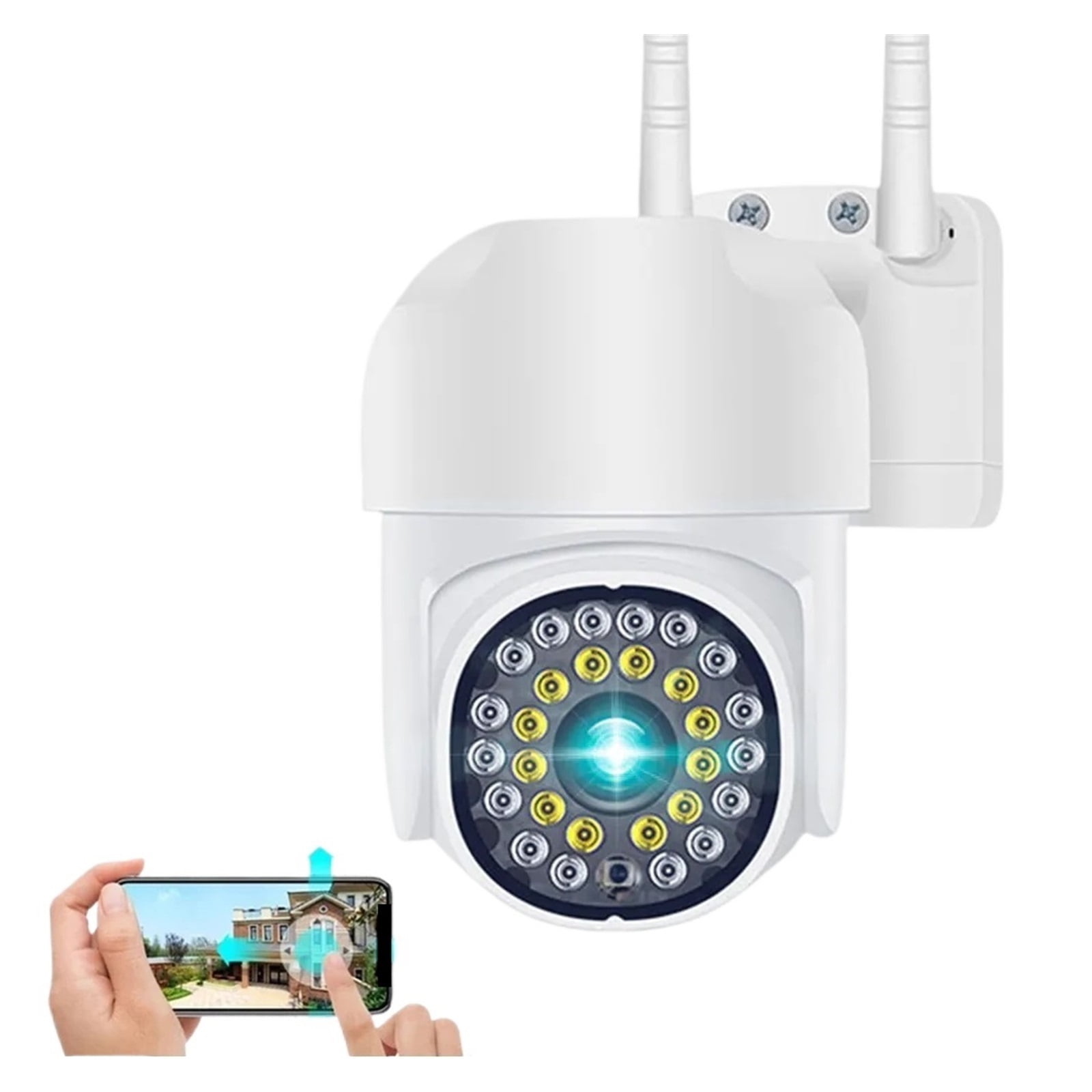 Security camera， HD IP Camera 3MP 5MP PTZ Camera Color Night Vision ...