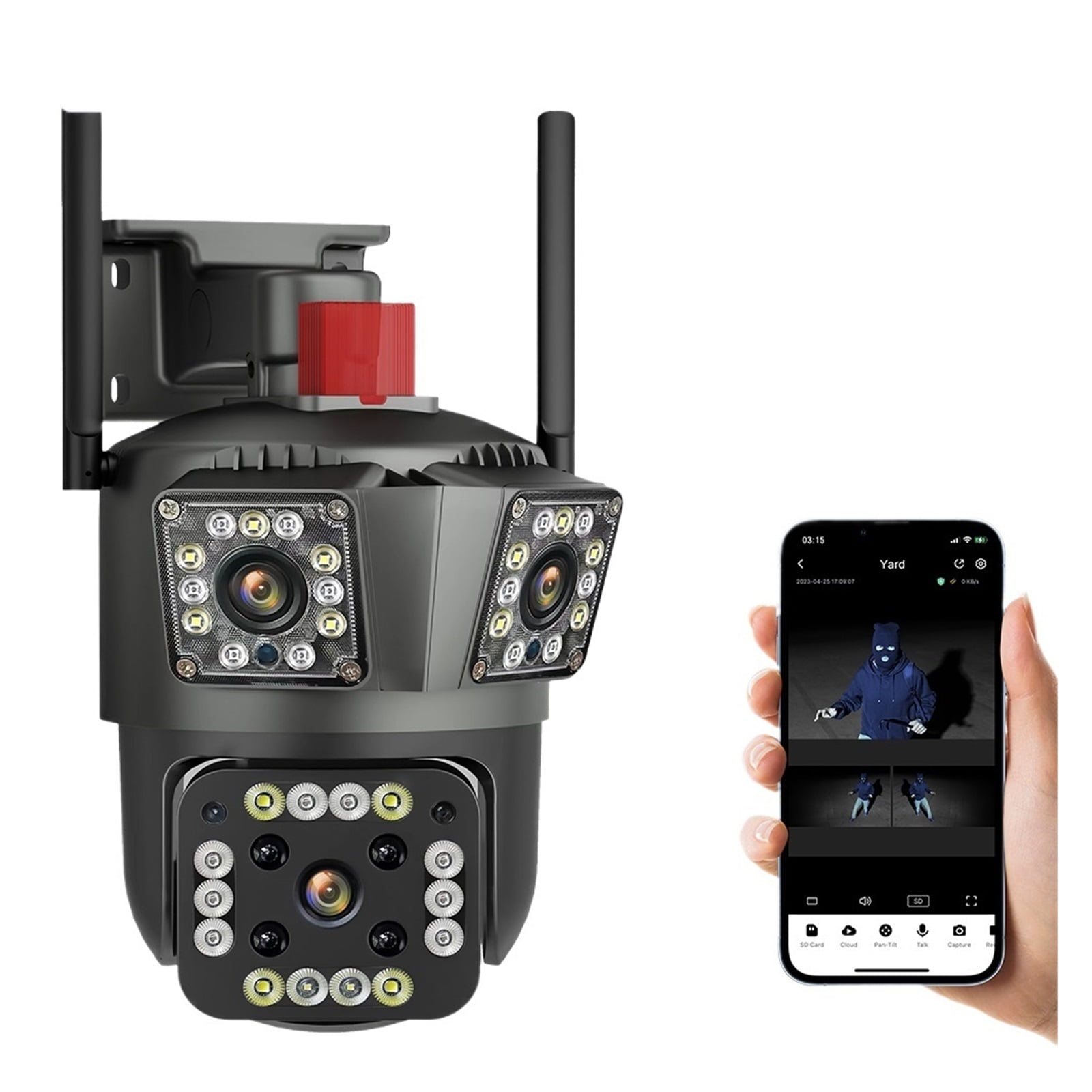 Security camera， PTZ Waterproof Security System Video Camera ...