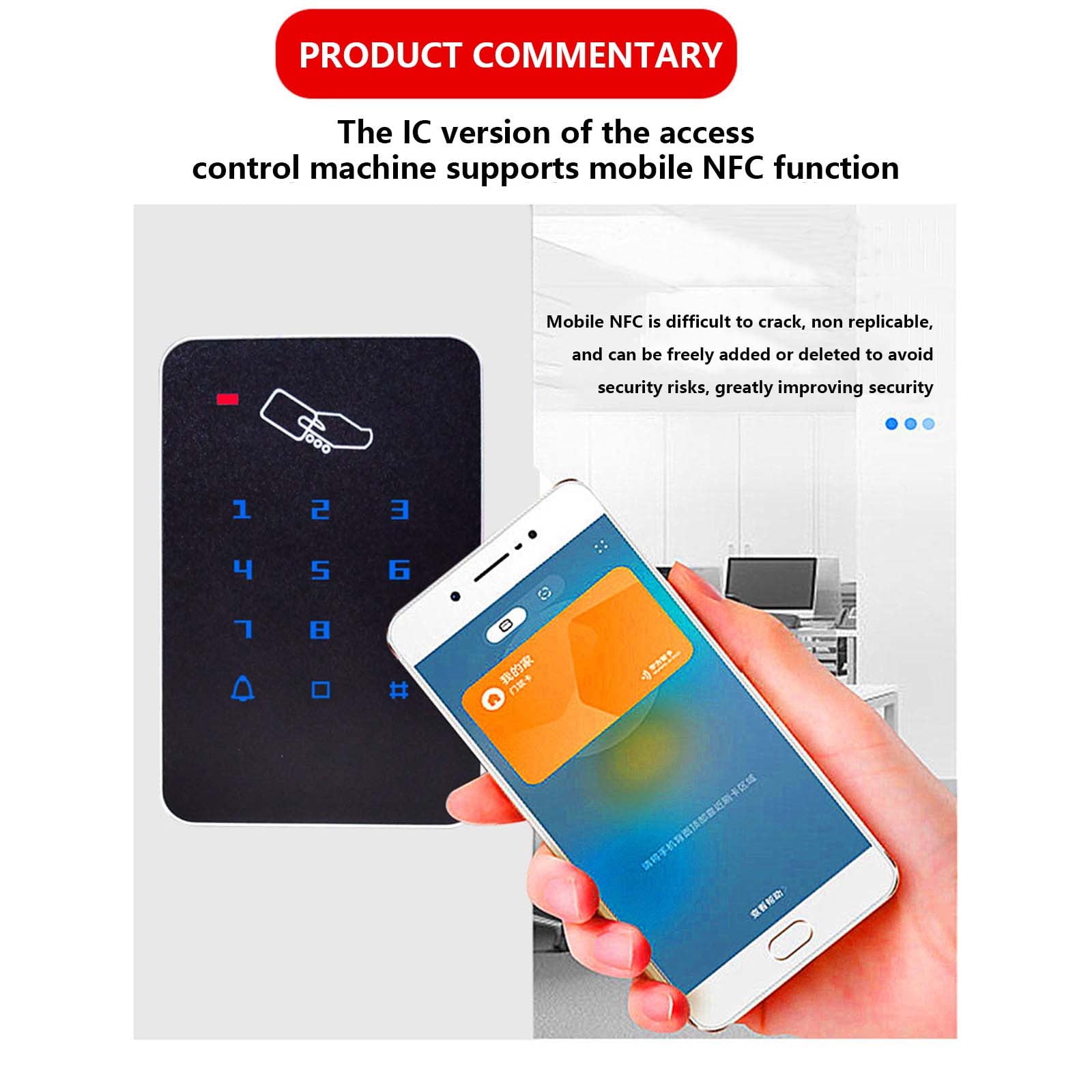 Security door access control keyboard, independent keyboard, support ...