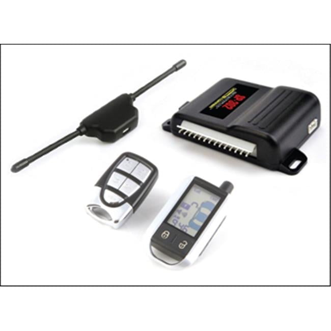 SecurityPlus- TM Deluxe 2-Way Alarm & Keyless Entry System LCD ...