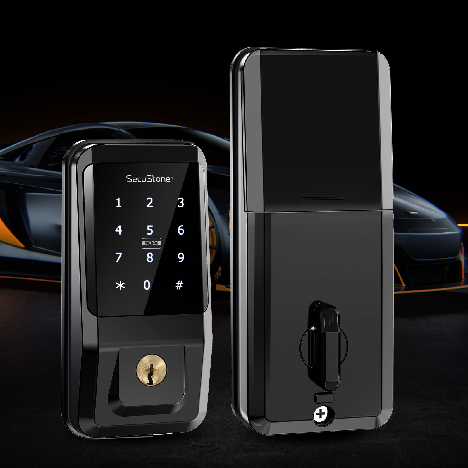 Secustone Smart Lock, Keyless Entry Door Lock, Deadbolt Door Lock with Keypad, Smart Lock with ...