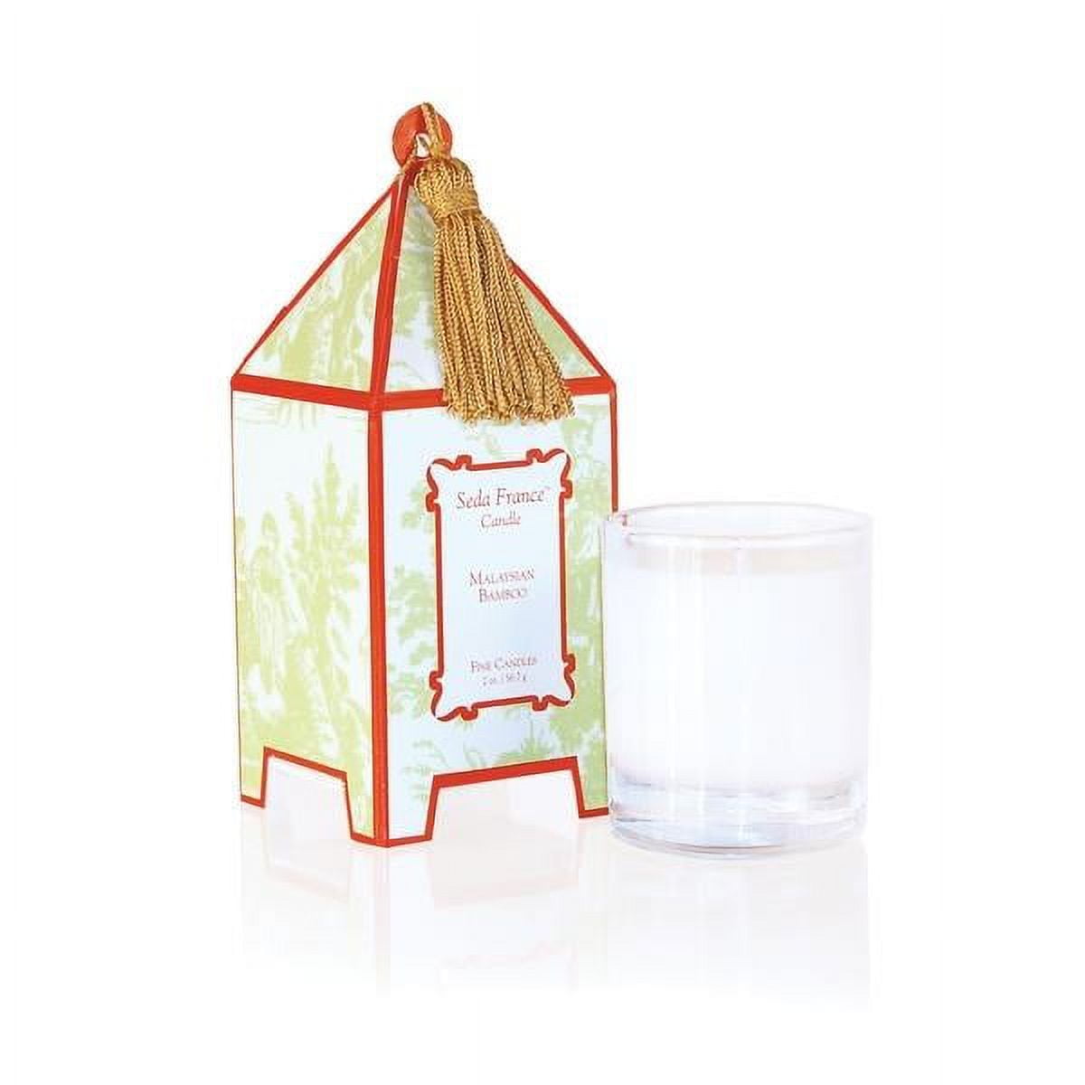 Seda France Malaysian Bamboo Classic Toile Mini Pagoda Box Candle 2oz ...