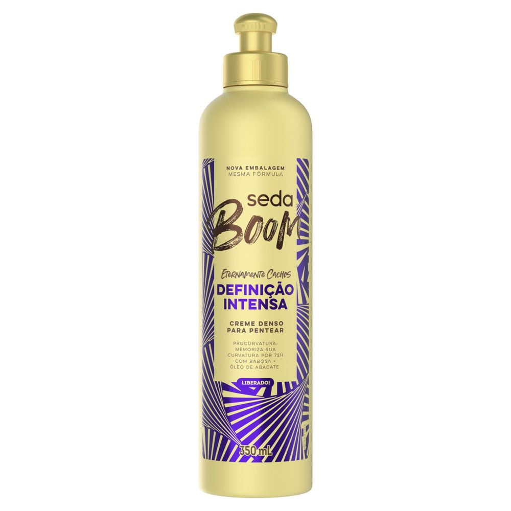 Seda - Linha Boom - Creme Para Pentear Definicao Intensa 350 Ml - (Boom ...
