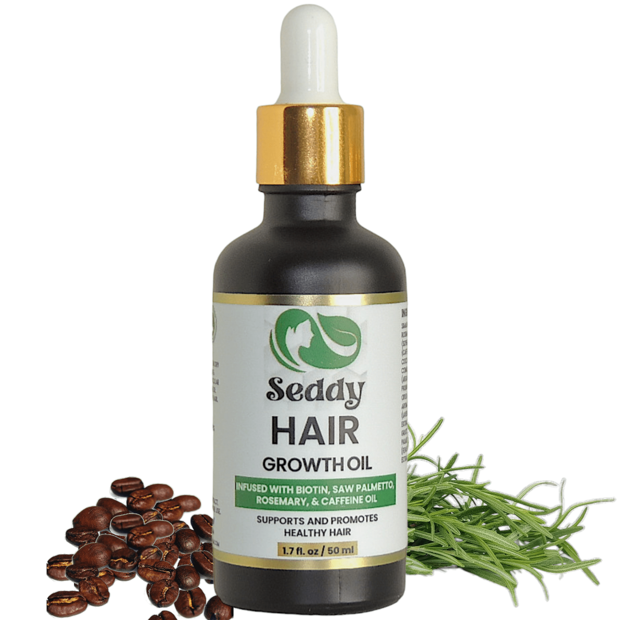 Seddy Biotin Hair Growth Oil with Caffeine, Rosemary, Castor & Jojoba Oil - For All Hair Types ...