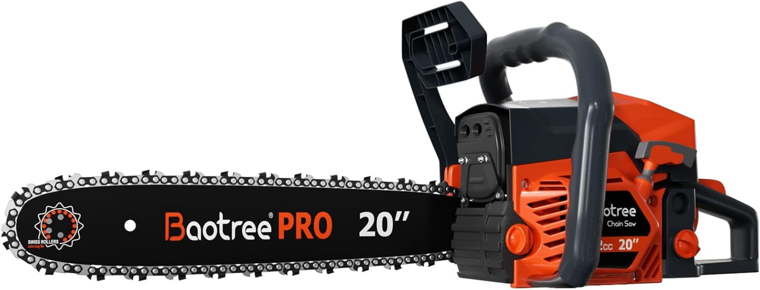 Sedeke 62cc Gas Chainsaw, 20-Inch Professional Chainsaw with 2-Cycle ...