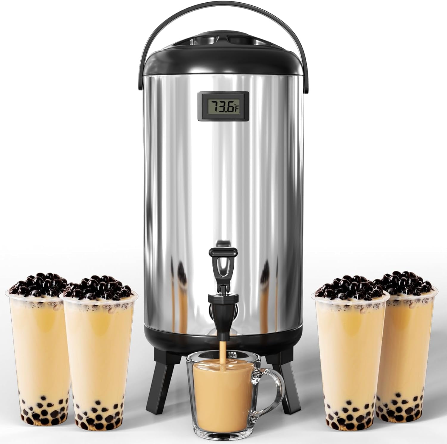 Sedeke Insulated Beverage Dispenser 3.2 Gallon/12 L, Hot&Cold Water ...