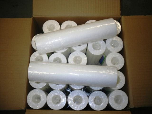 Sediment Melt Blown Water Filter Cartridge Standard 2.5x10" 20 Micron 25 Pack - Walmart.com