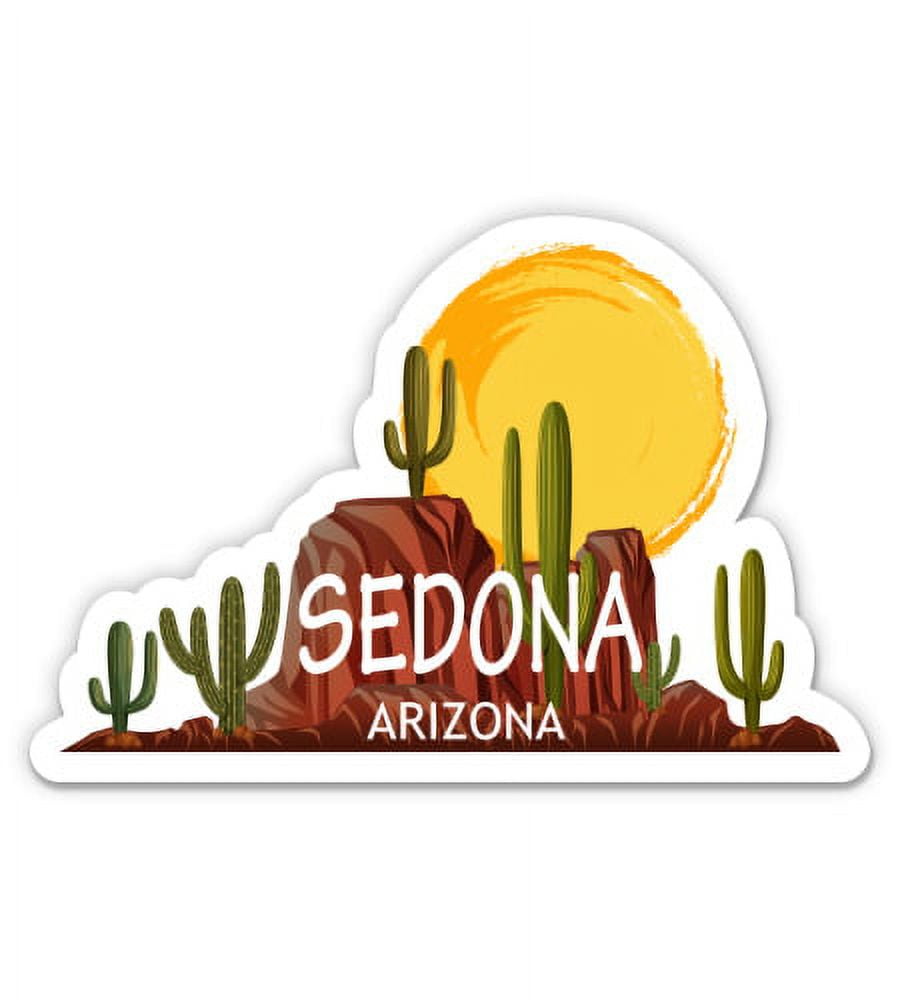 Sedona Arizona - 8" Vinyl Sticker - For Car Laptop I-Pad - Waterproof ...