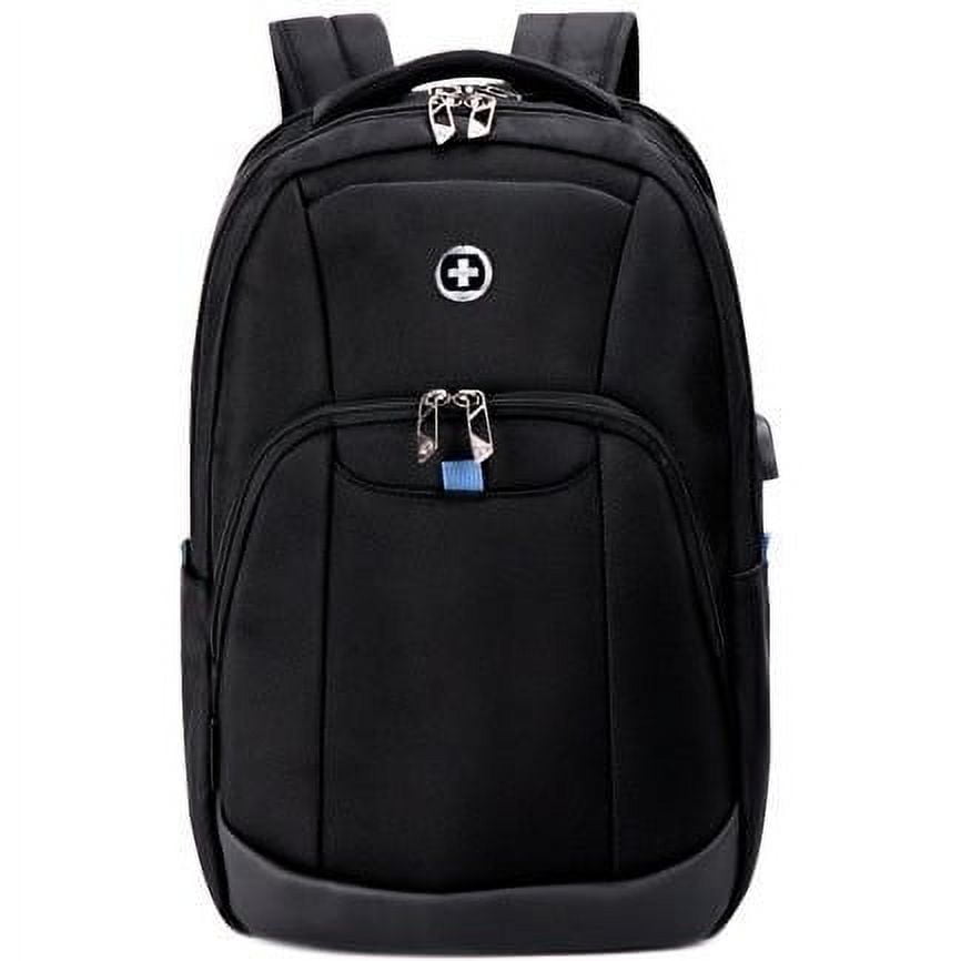Swissdigital Design Business Carrying Case (Backpack) Notebook, Black ...