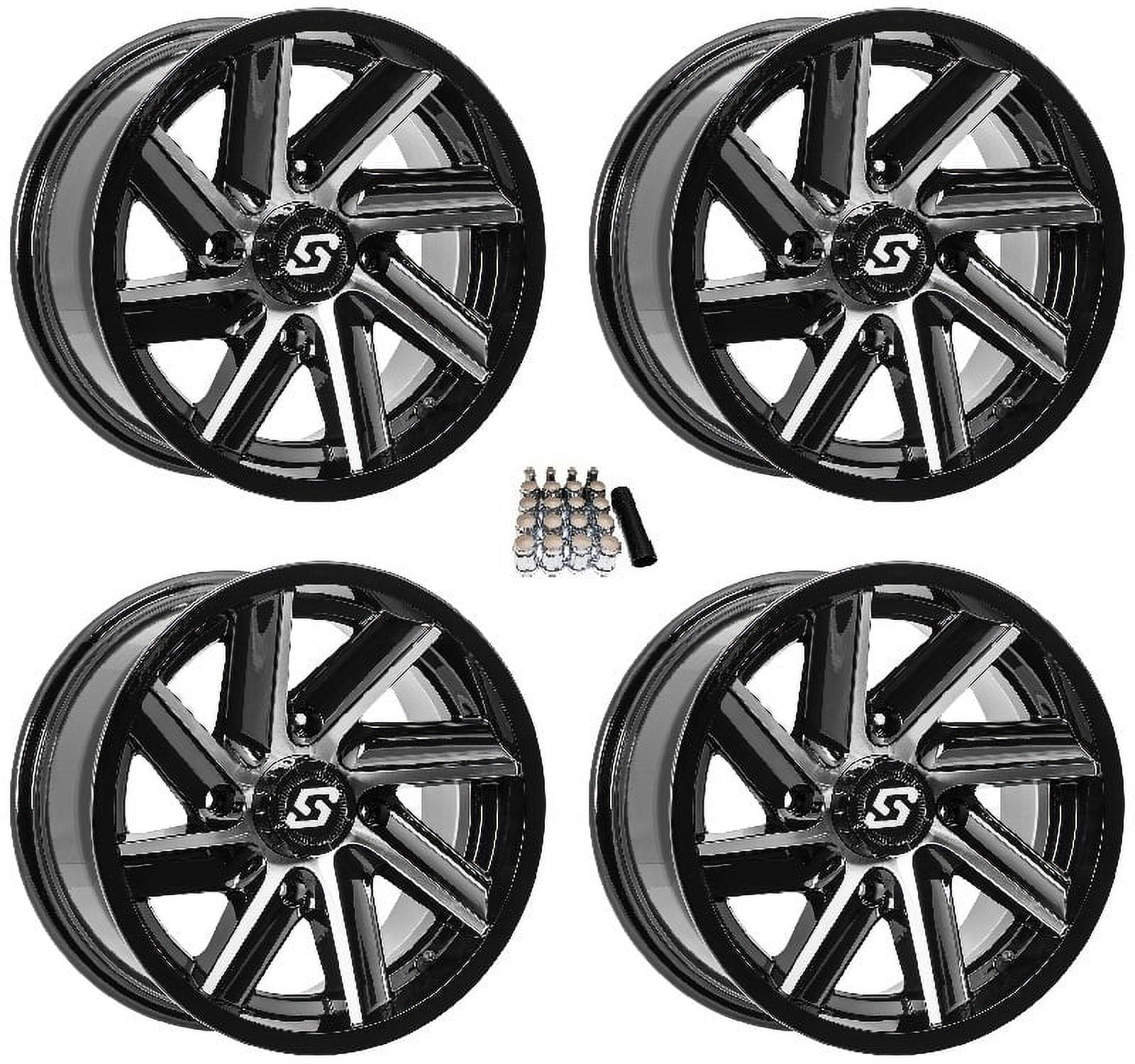 Sedona Chopper UTV Wheels/Rims Machined 14" Can-Am Maverick X3 / Honda ...