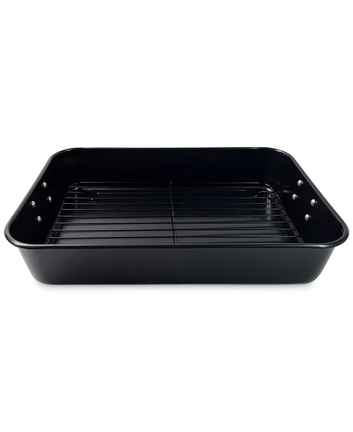 Sedona DARK GREY 16" Carbon Steel Roaster & Rack - Walmart.com