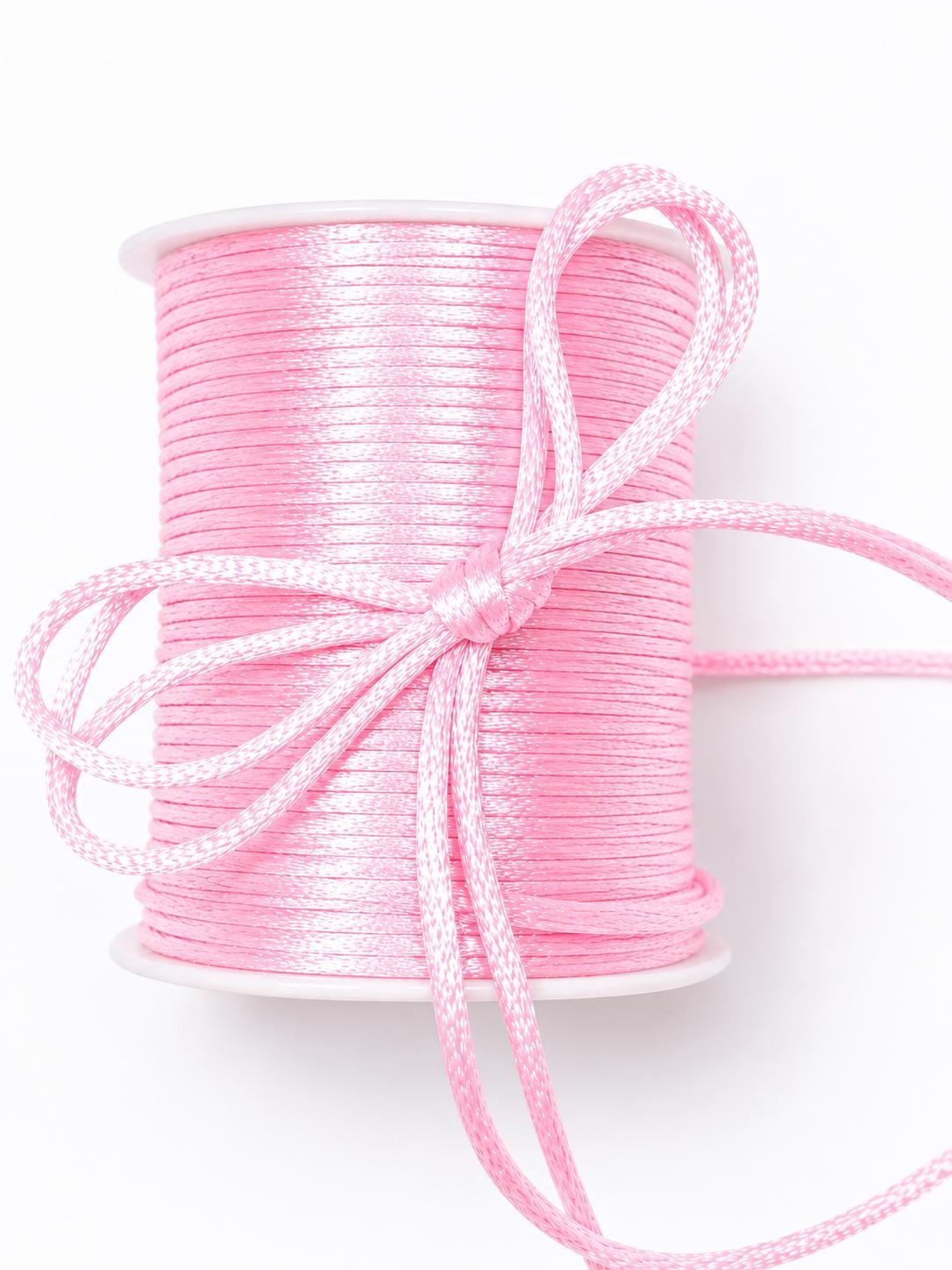 Sedona Designz 2mm Satin Rat Tail Cord String – 100 Yards Roll – Smooth ...