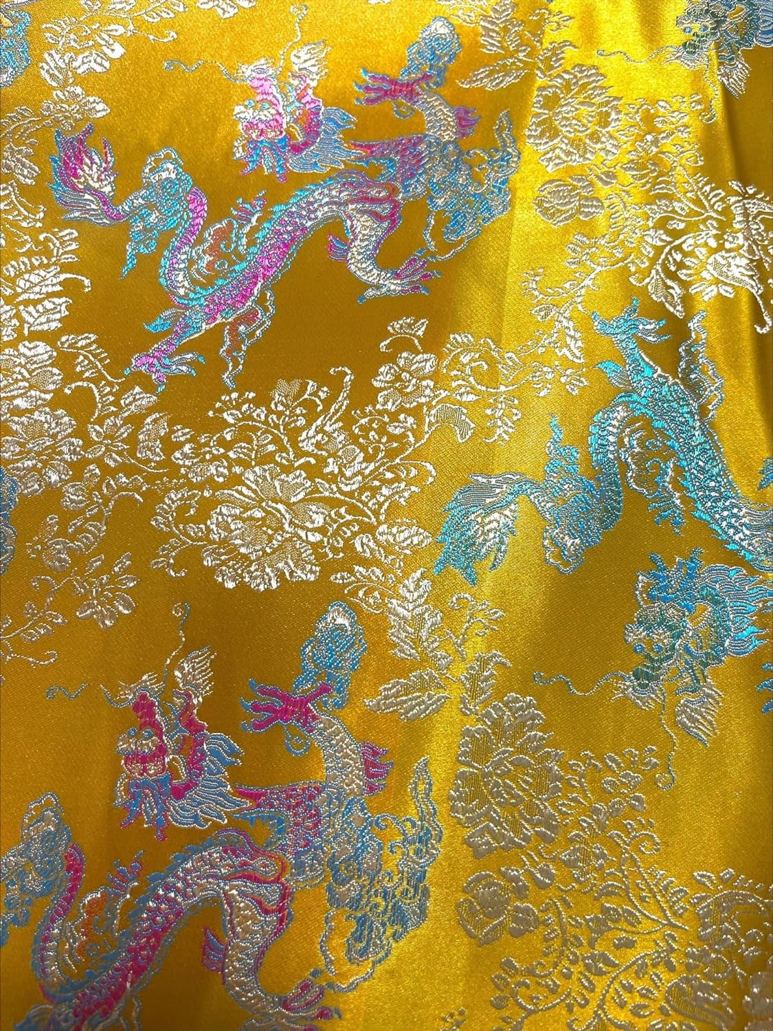 Sedona Designz Chinese Dragon Brocade Fabric by The Yard | 45" Wide ...