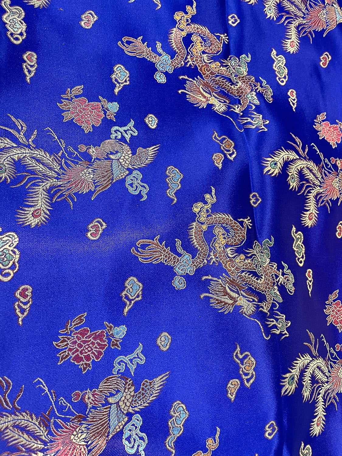 Sedona Designz Chinese Dragon Brocade Fabric by The Yard | 45" Wide ...
