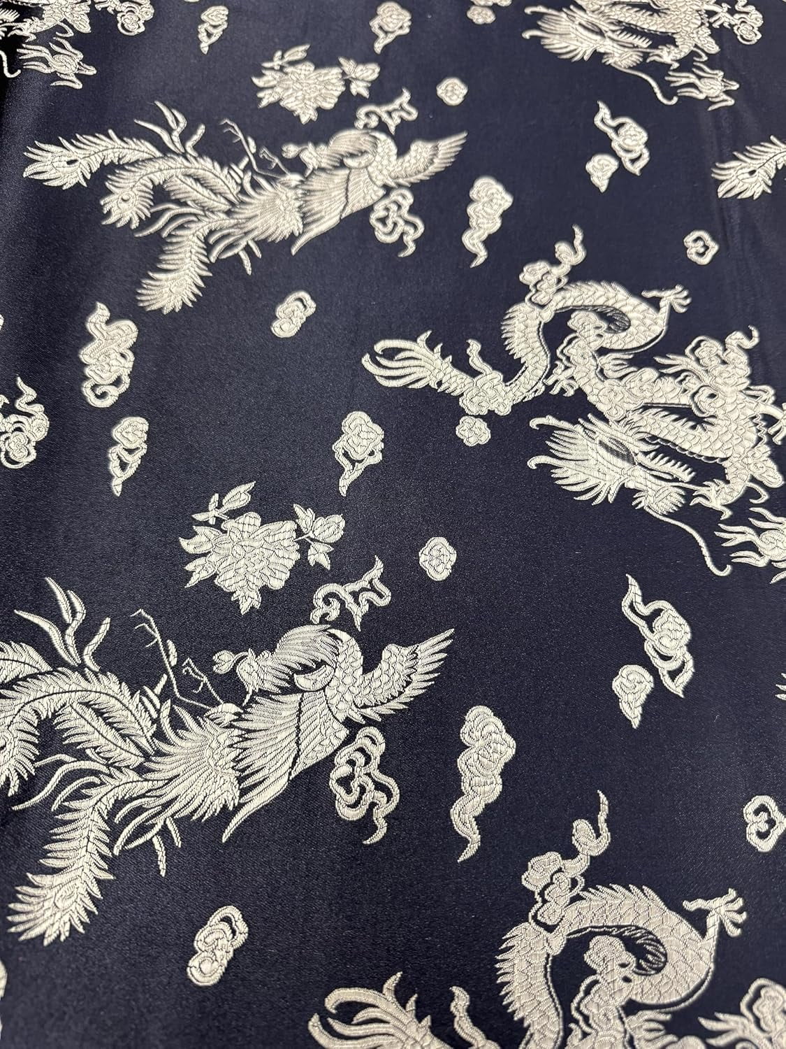 Sedona Designz Chinese Dragon Brocade Fabric by The Yard | 45" Wide ...