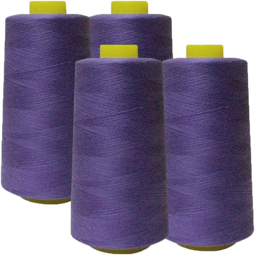 Sedona Designz, Inc. All Purpose Sewing Thread - 100% Polyester - 4 PACK of 6000 Yard Each ...