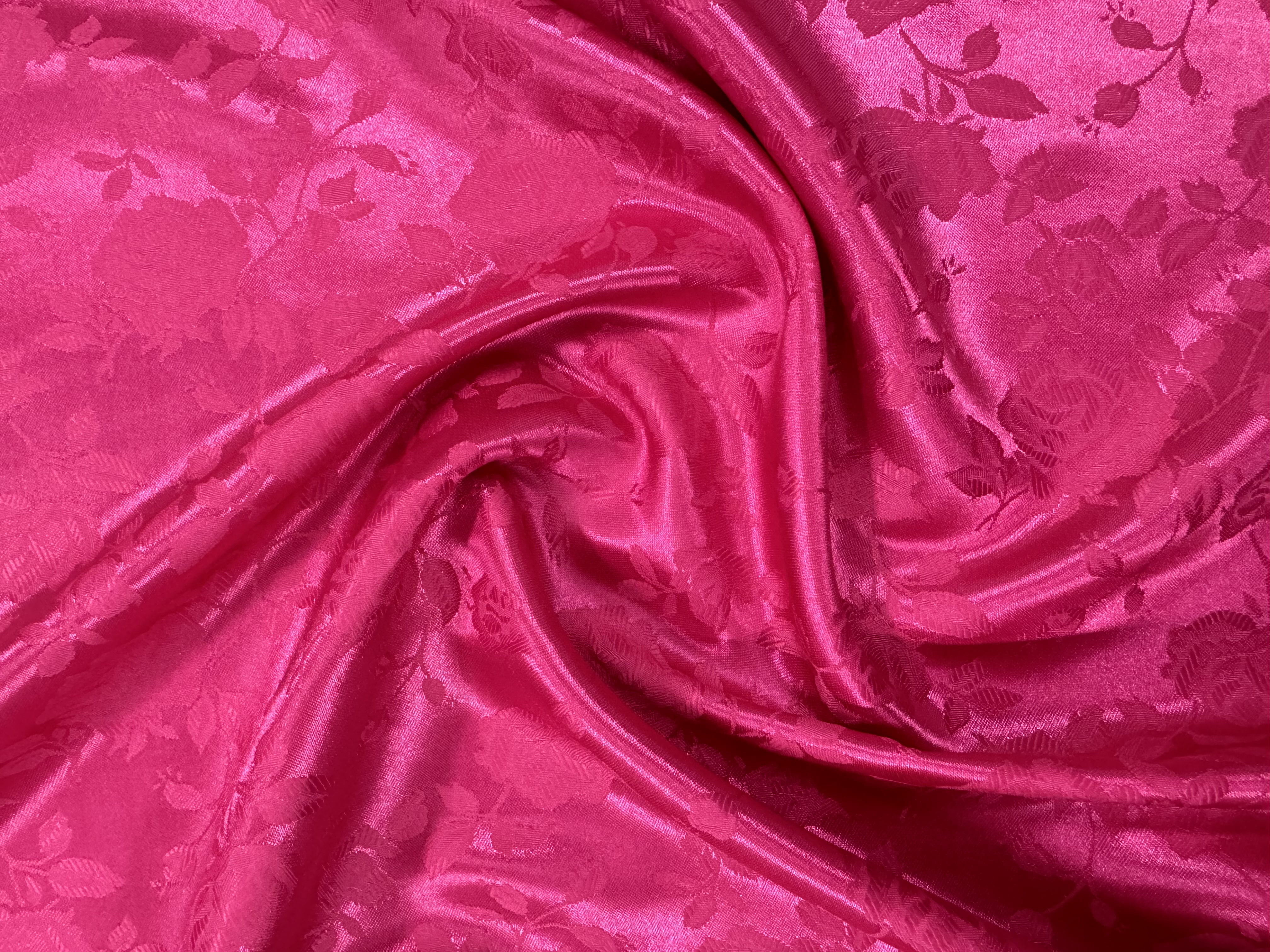 Sedona Designz, Inc. Satin Jacquard Rose Brocade Fabric by The Yard ...