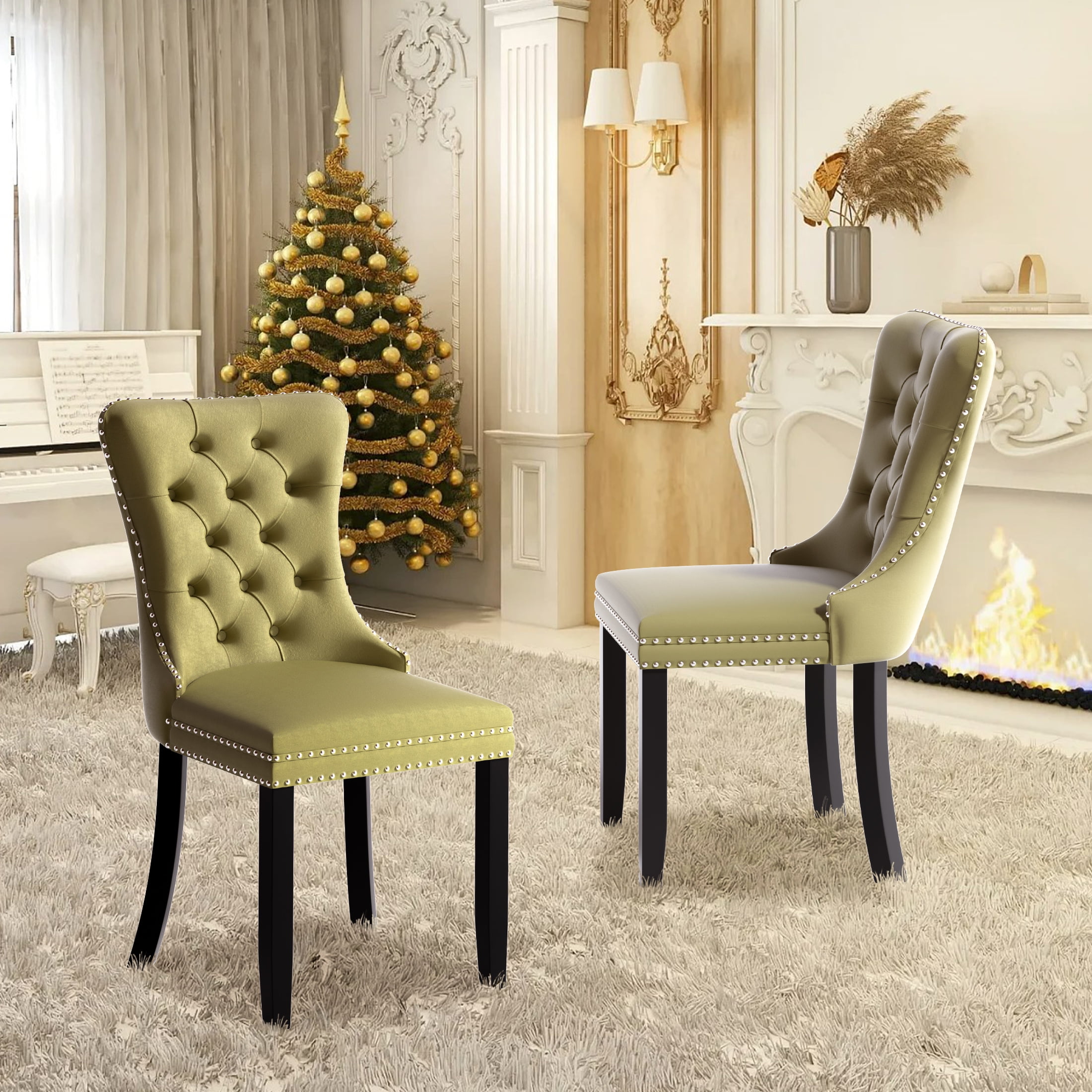 Sedona House Set Of 2 Dining Chairs Modern High End Solid Wood