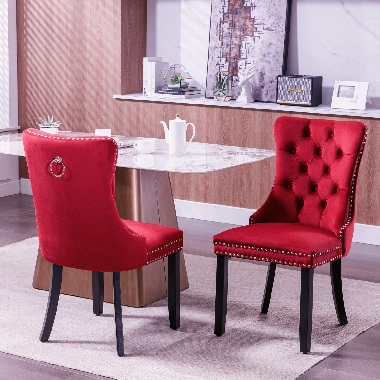 Sedona House Set Of 6 Dining Chairs Modern High End Solid Wood