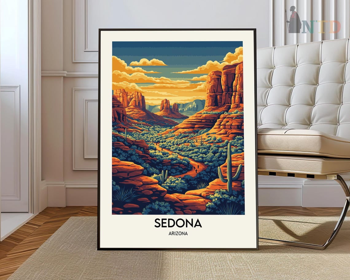 Sedona Print, Sedona Poster, Sedonasedona Art Print, Sedona Photo ...