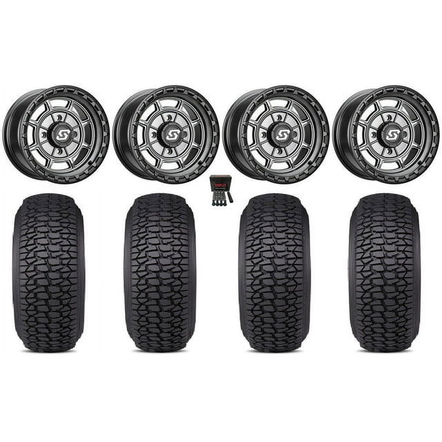 Sedona Rift 14" Wheels Grey 30" Regulator 2 Tires Can-Am Maverick X3 ...