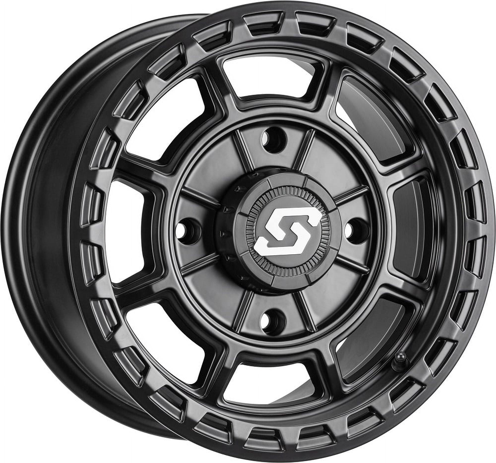 Sedona Rift 14x7 ATV/UTV Wheel - Satin Black 4/156 +10mm [A22B-47056 ...