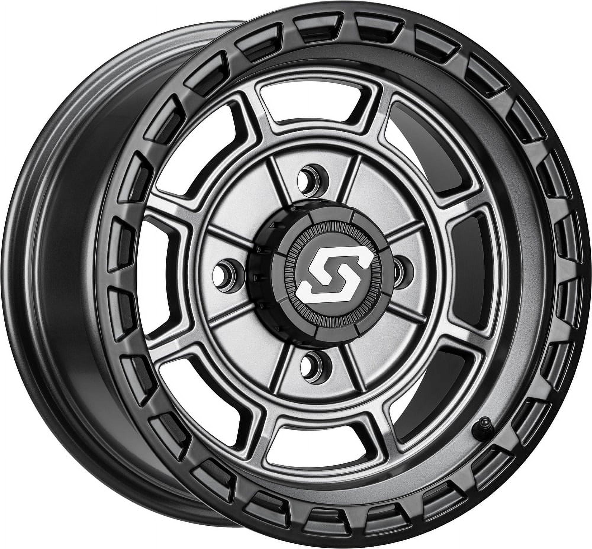 Sedona Rift 15x6 ATV/UTV Wheel - Carbon Grey 4/137 +40mm [A22CG-56037 ...