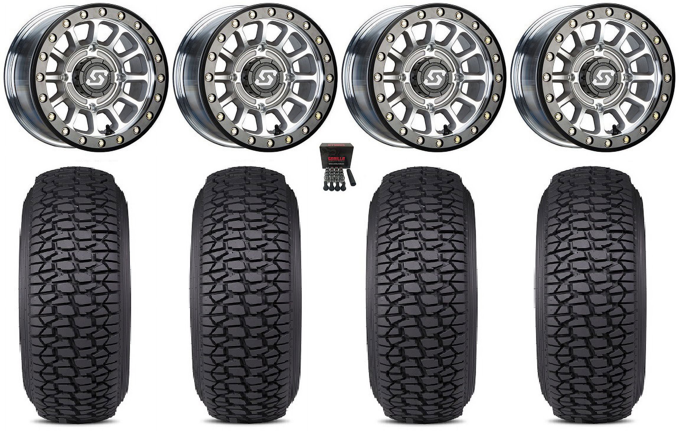 Sedona Sano Bdlk 15x7 Wheels Ct 32" Regulator 2 Tires Can-Am Maverick ...