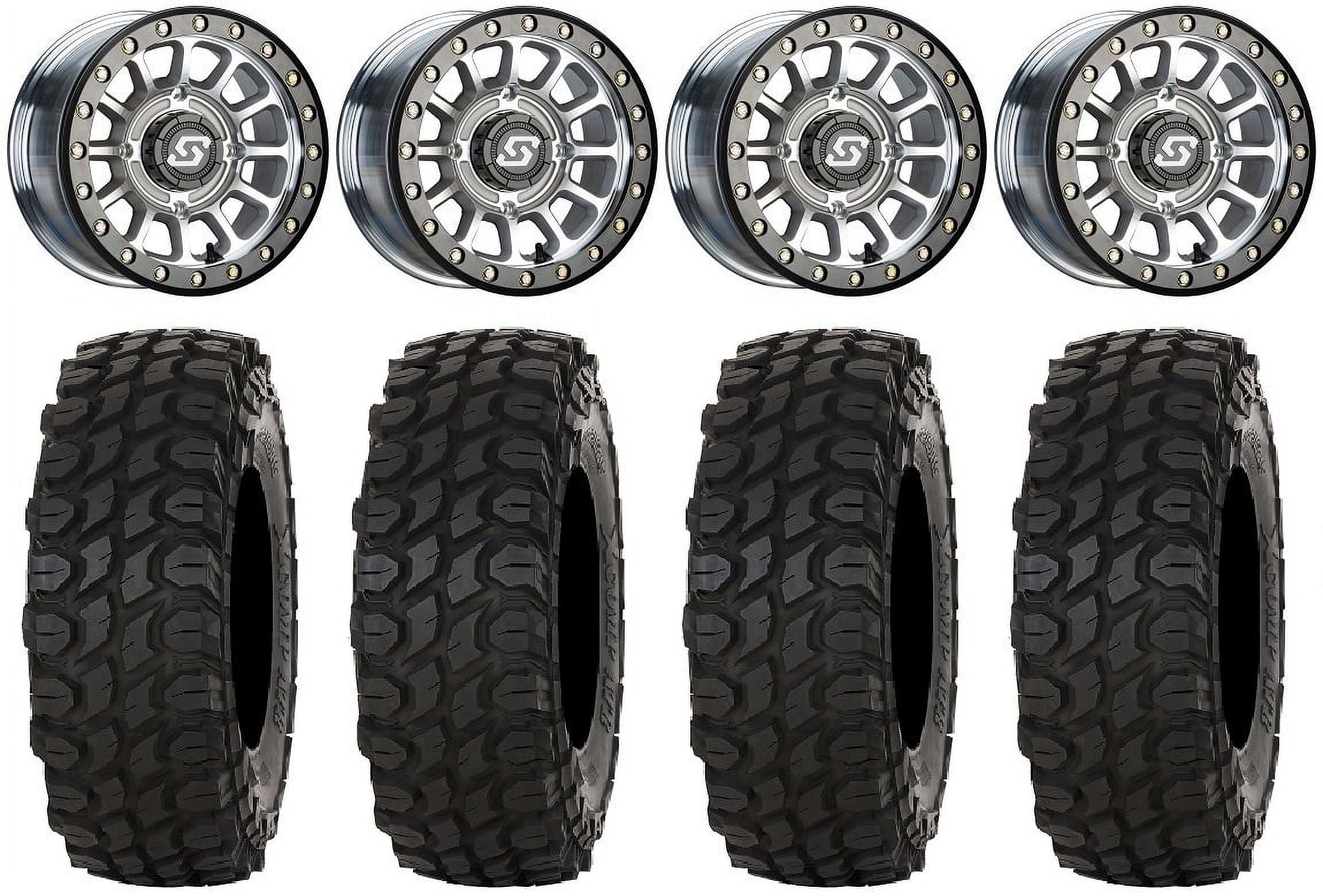 Sedona Sano Bdlk 15x7 Wheels Ct 35" XComp ATR Tires Sportsman RZR ...