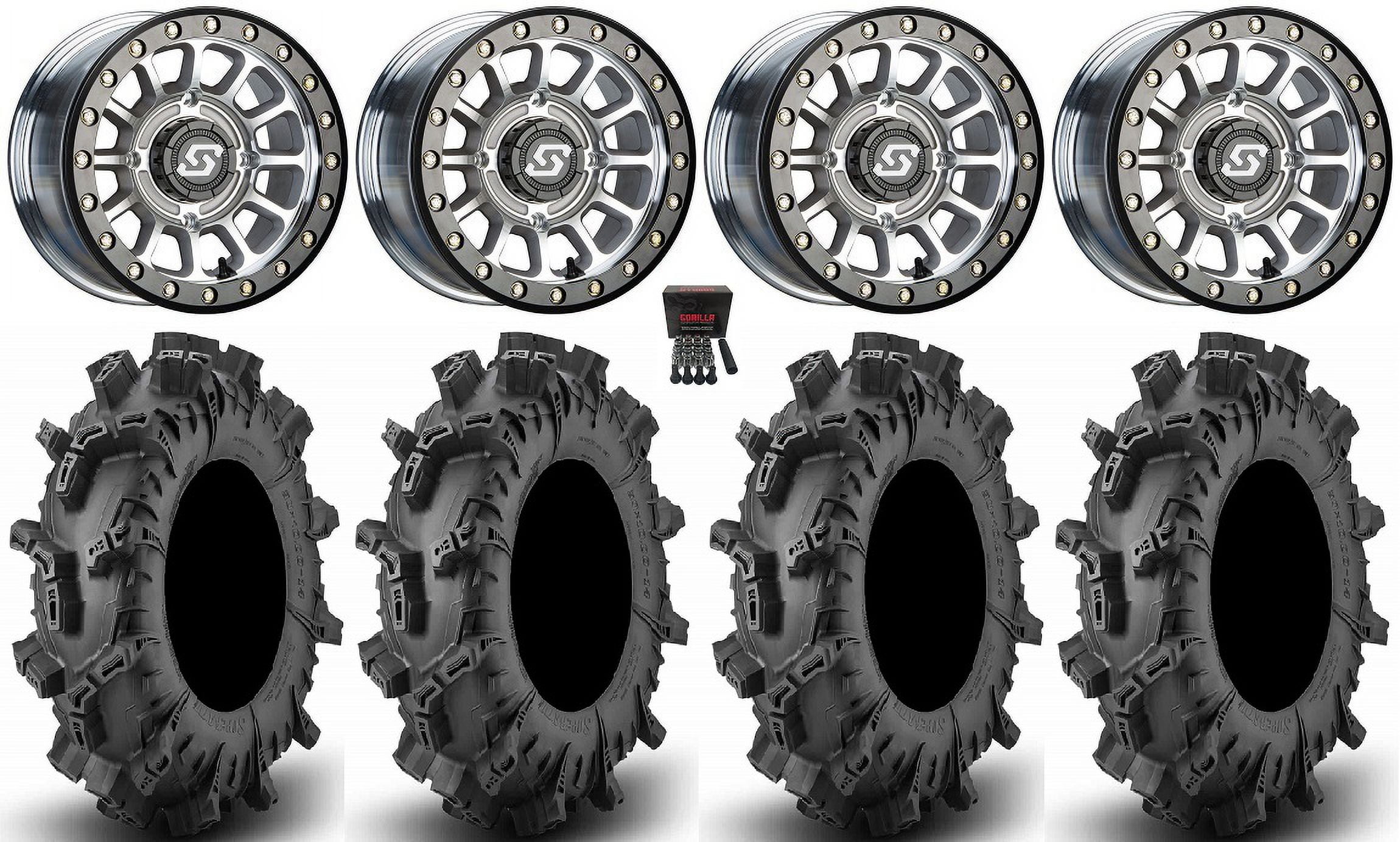 Sedona Sano Beadlock 14" Wheels Cast 28" Terminator Max Tires Can-Am ...