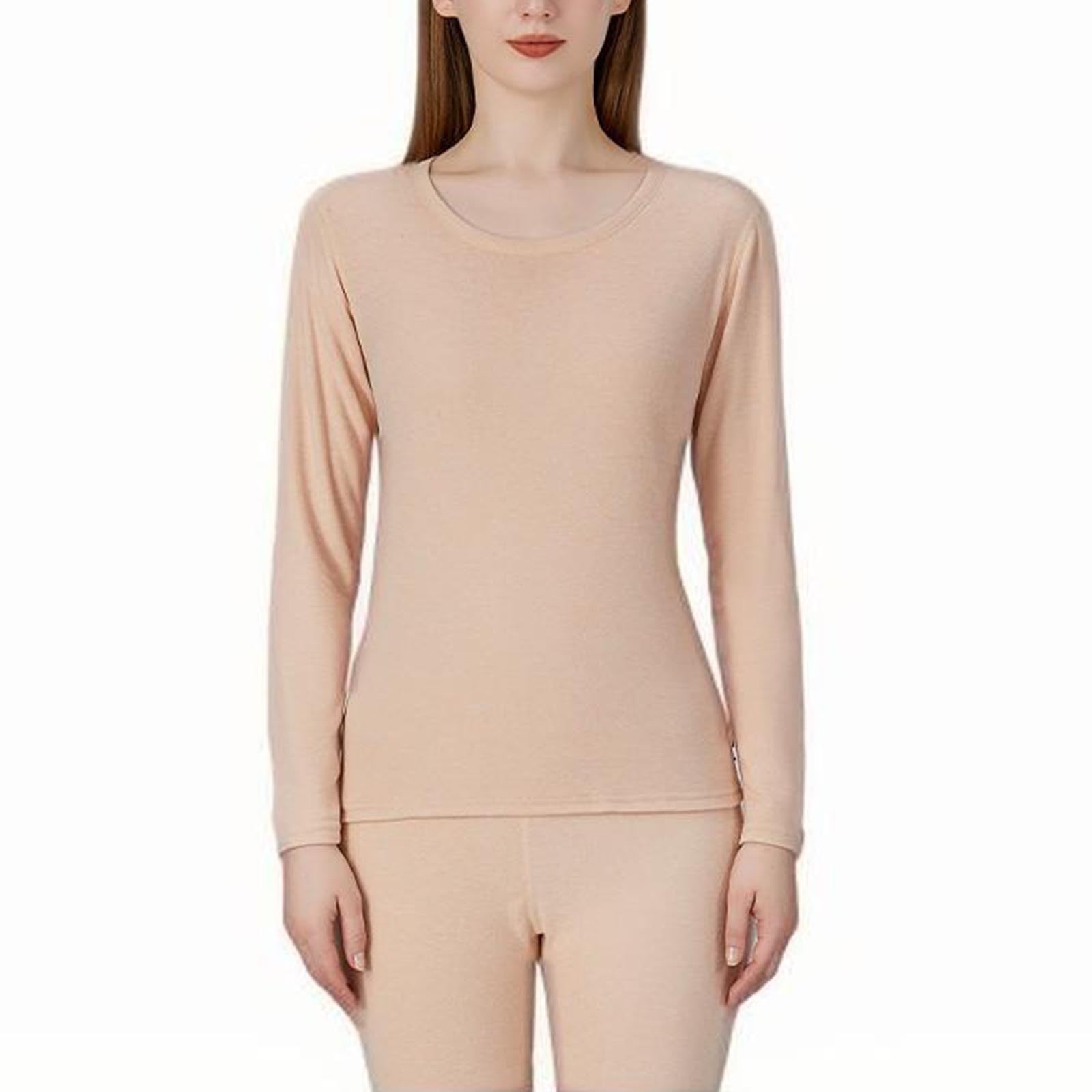 Seductiva Thermal Underwear for Women Long Wool and Silk Warm Underwear ...