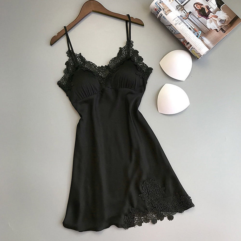 Seductiva Clothing Women Nightgowns & Sleepshirts Women Sexy Lace Pad ...