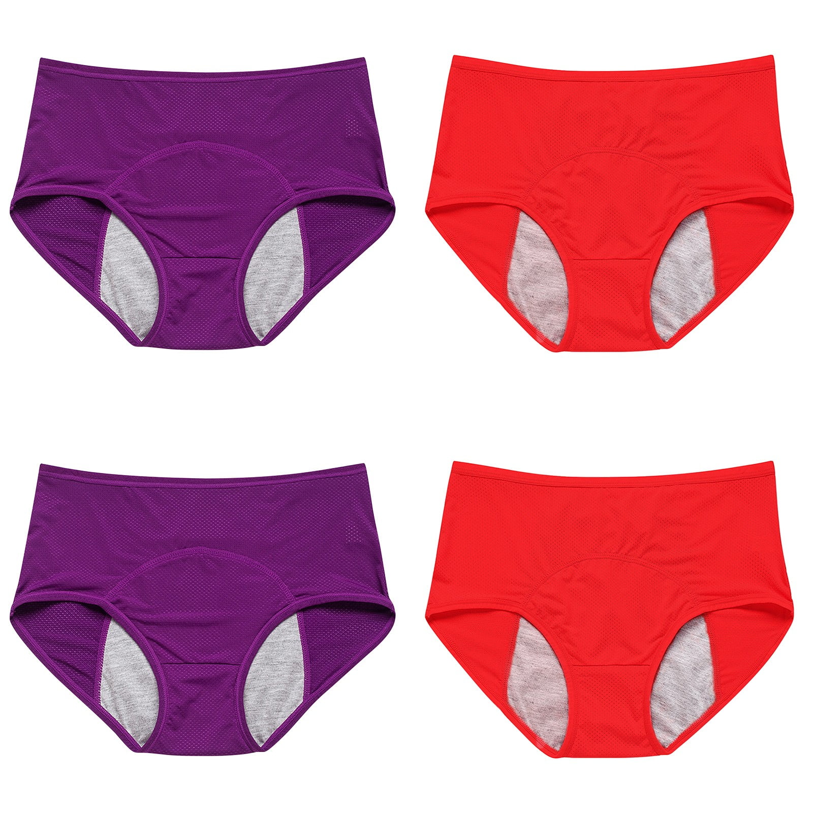 Seductiva Clearance Women's Cotton Underwear Women's Mesh Breathable and Leak Proof Pants Before ...