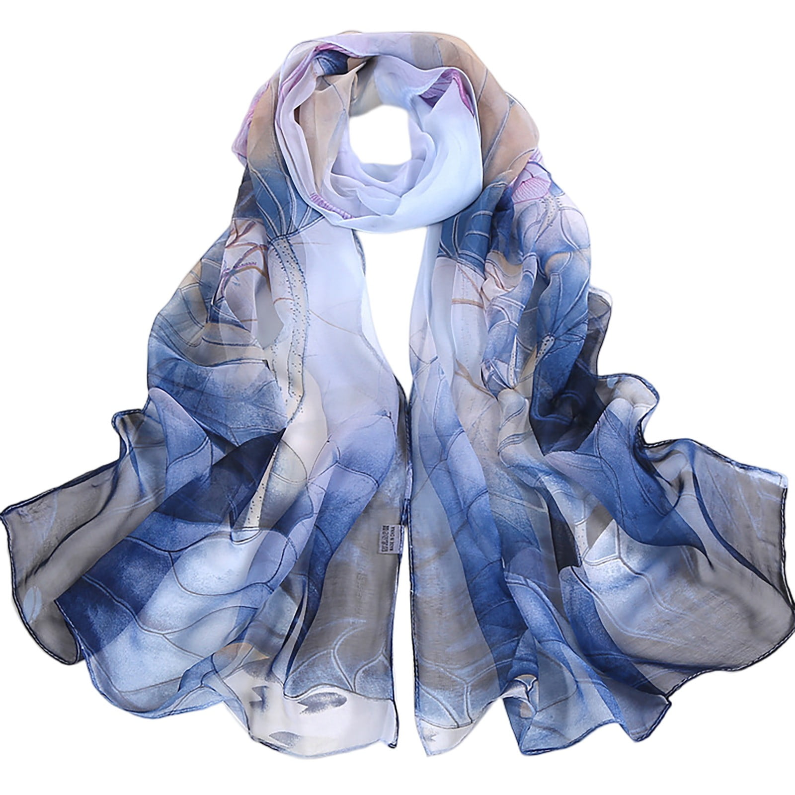 Seductiva Silk Scarves Women's Summer Sunscreen Scarf Beach Scarf Long ...