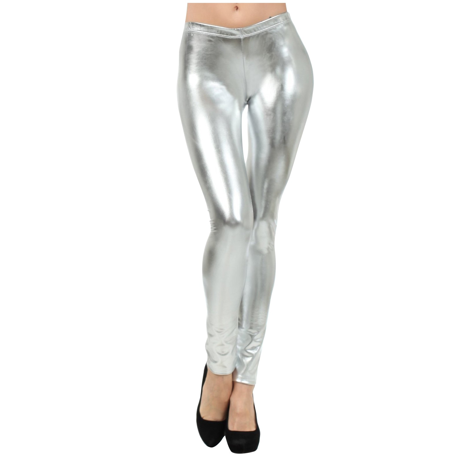 Seductiva Women s Legging Womens Shiny Leather Leggings Pants Clubwear