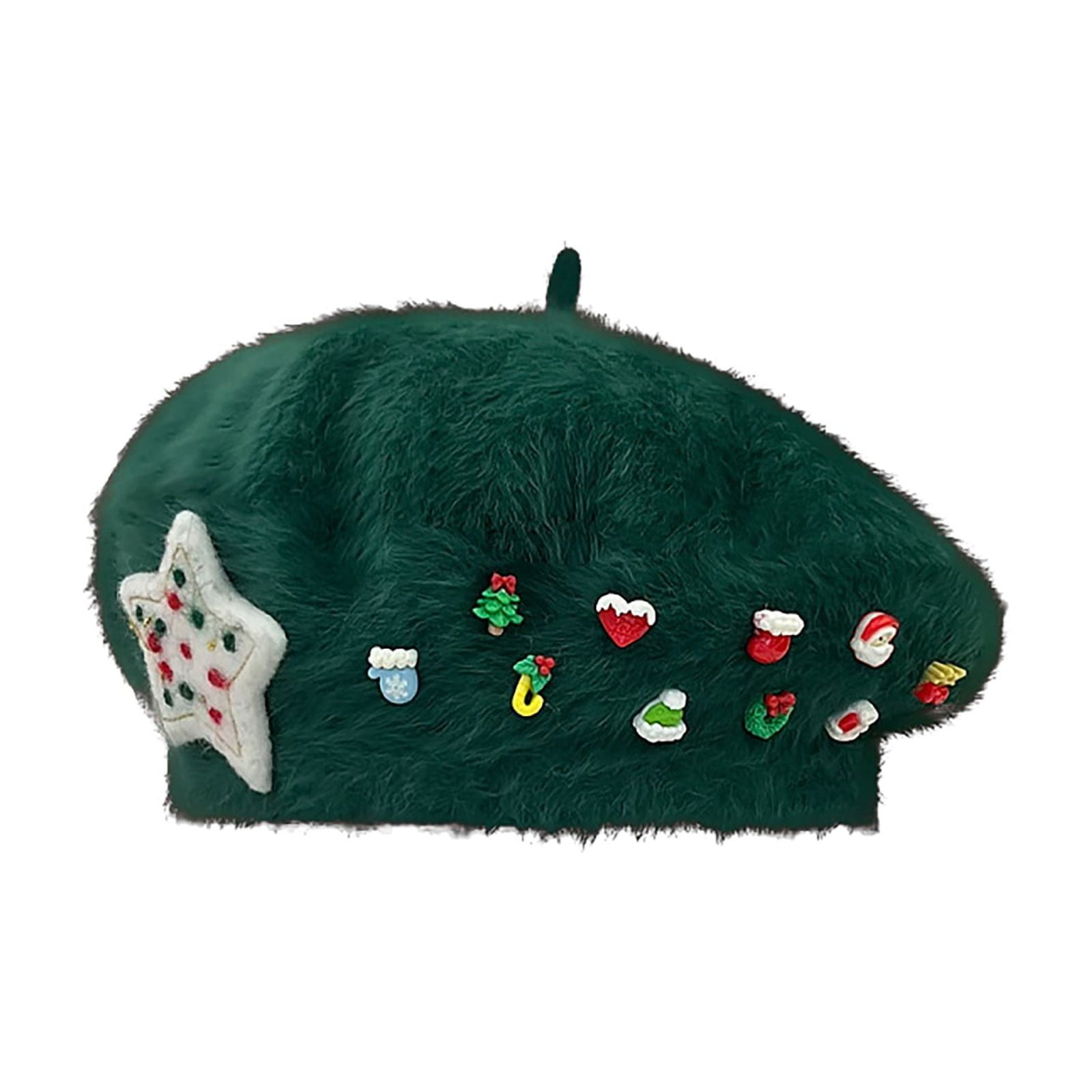 Seductiva Xmas Holiday Hat for Adults Christmas Berets Women's Fashion ...