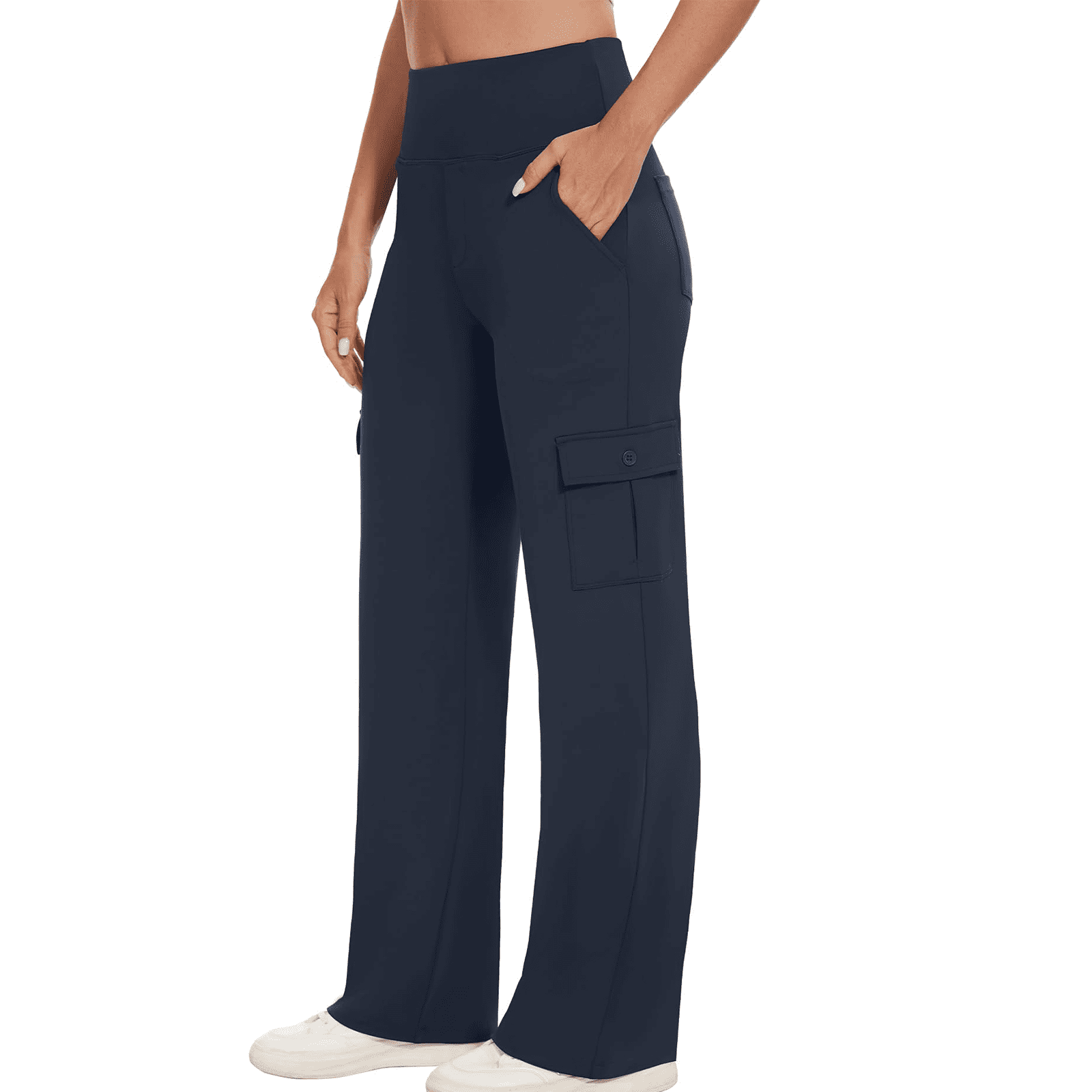 Seductiva Yoga Pants Women Yoga Cargo Pants Women Wide Leg Pants with ...