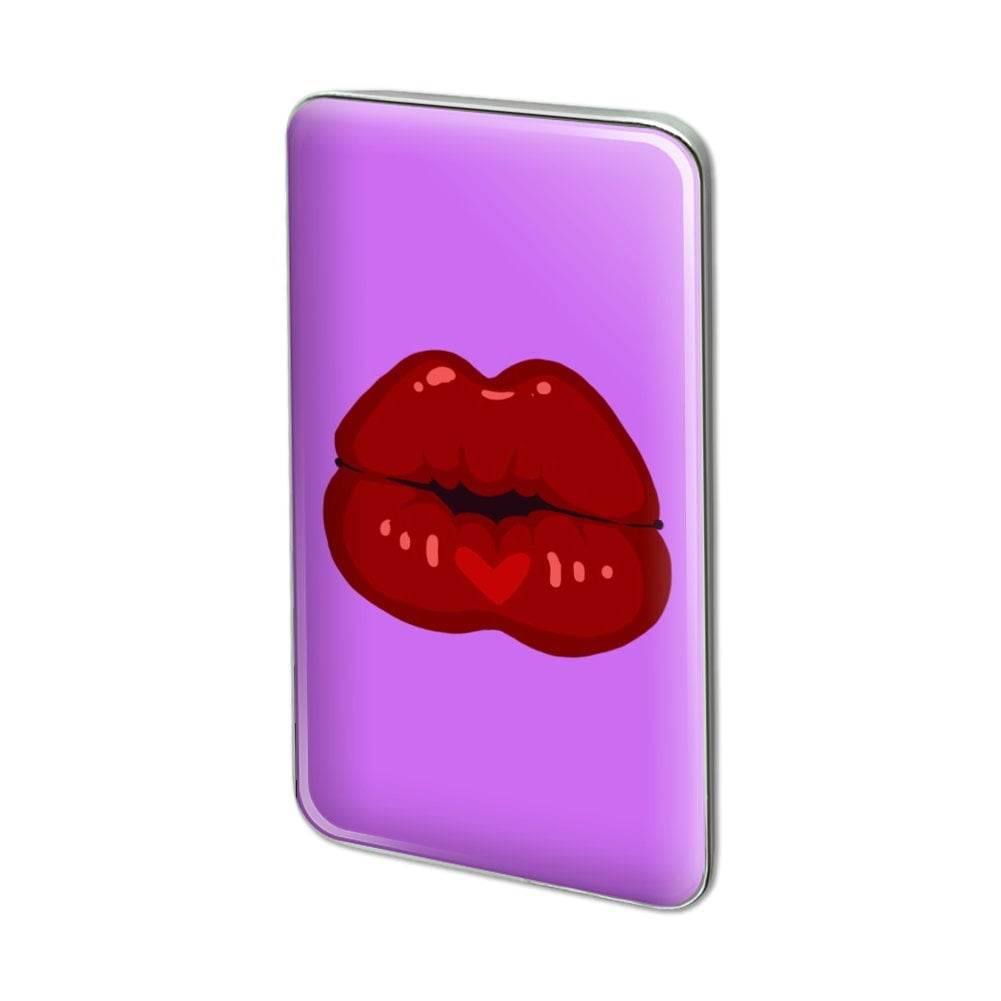 Seductive Luscious Kiss Lips Pucker Metal Rectangle Lapel Hat Pin Tie ...