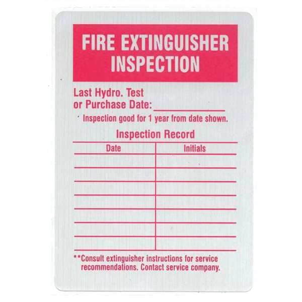 See All Industries Label, Fire Inspection,PK25 IL-FIRE - Walmart.com