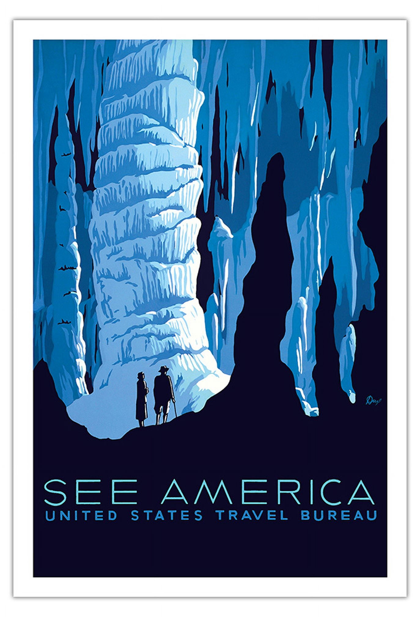 See America - Big Room Cave in Carlsbad Caverns National Park - United ...