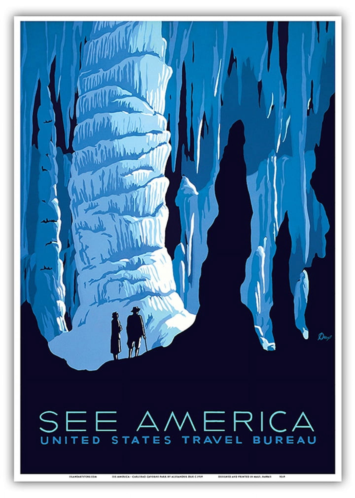 See America - Big Room Cave in Carlsbad Caverns National Park - United ...