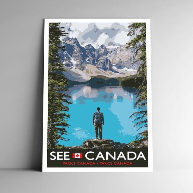 See Canada Vintage Travel Poster / Postcard WPA Style Retro Art Print ...