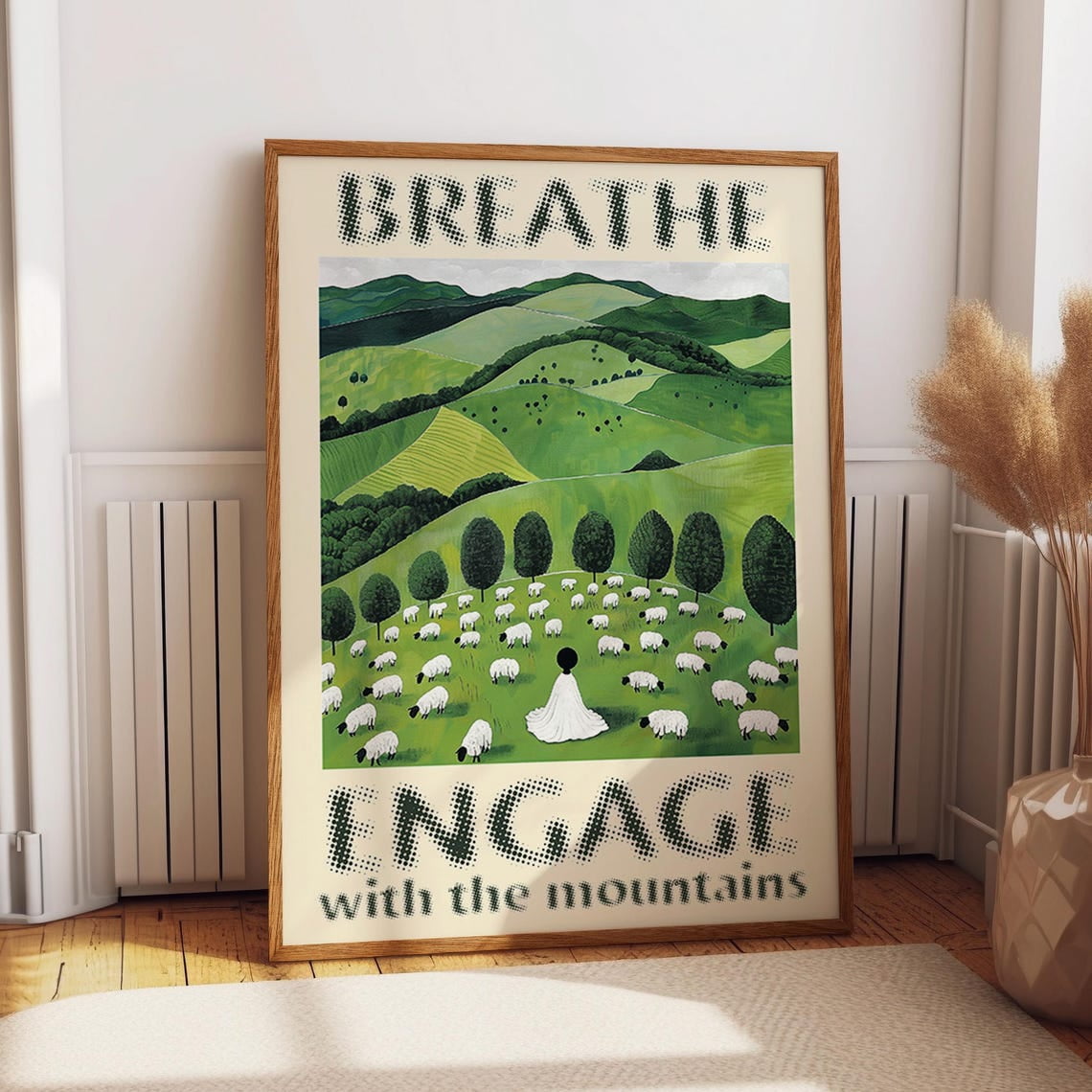 Those Who See, Christian Wall Art, Christ Praying With Woman, Christ ...