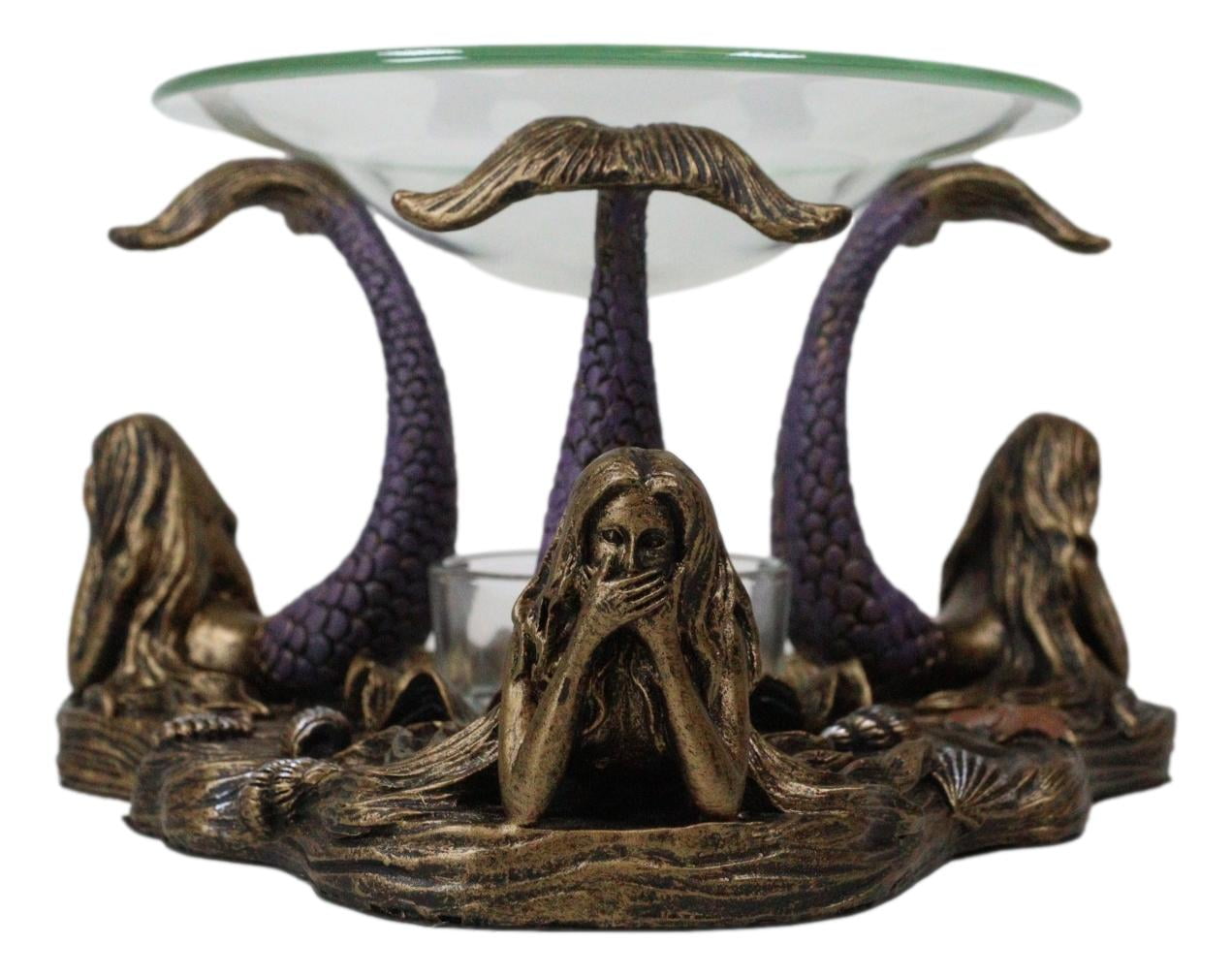 See Hear Speak No Evil 3 Sirens Mermaids Of The Cove Candle Heat Oil ...